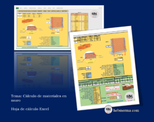 CÁLCULO DE MATERIALES EN MURO – Heb MERMA
