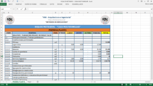 Formato Excel para Metrado de Casa Multifamiliar – Heb MERMA
